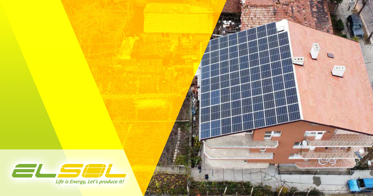 Фотоволтаична система върху покрив на къща в Дупница, 25kW